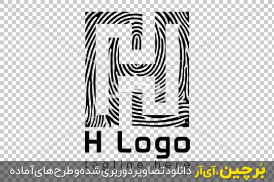 طراحی وکتور لوگوی حرف H انگلیسی بُرچین تصاویر دوربری شده، فایل های